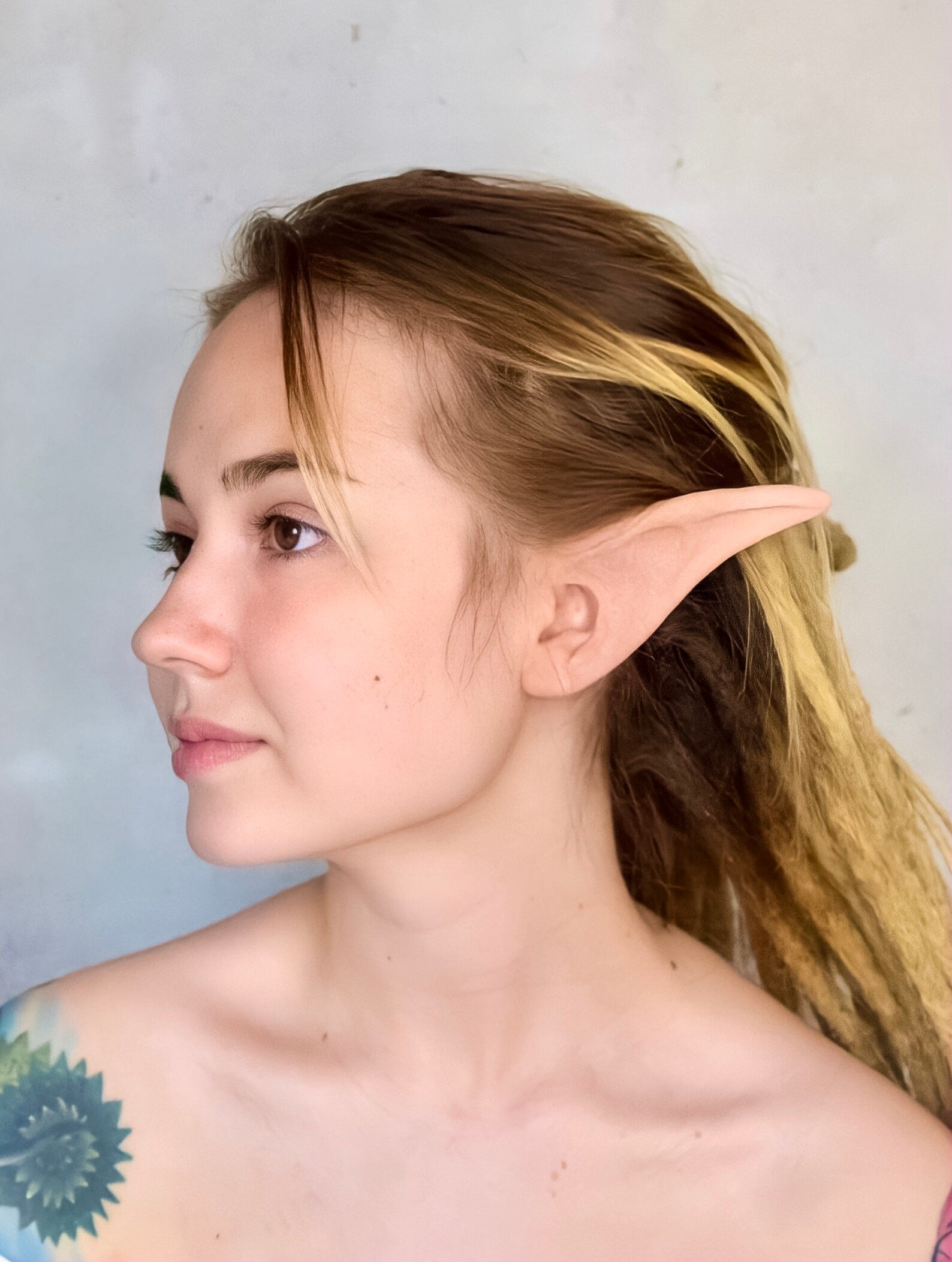 Long Elf Ears Latex Prosthetic elf ear tips Fantasy Costume | Etsy