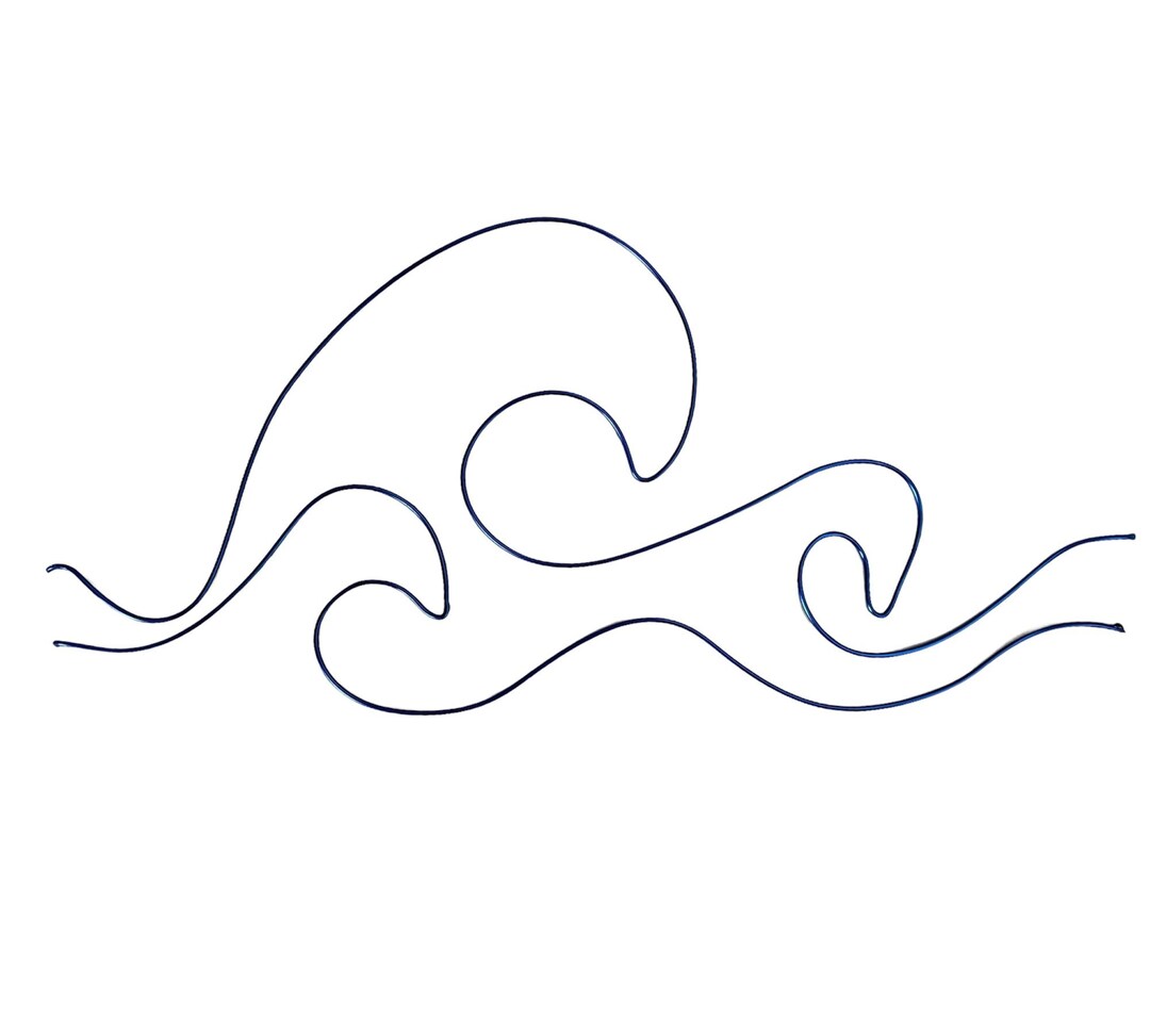 Waves Wire Wall Art - Etsy