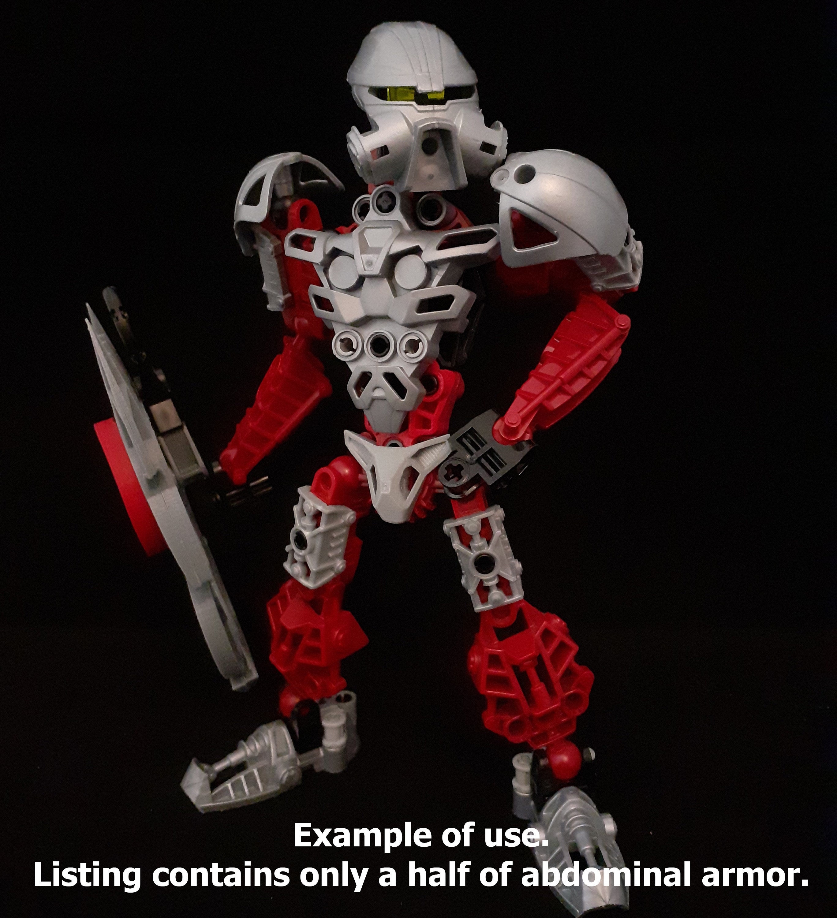 Toa Metru Plackart Armor Supplement Abdominal Armor BUILDING | Etsy UK