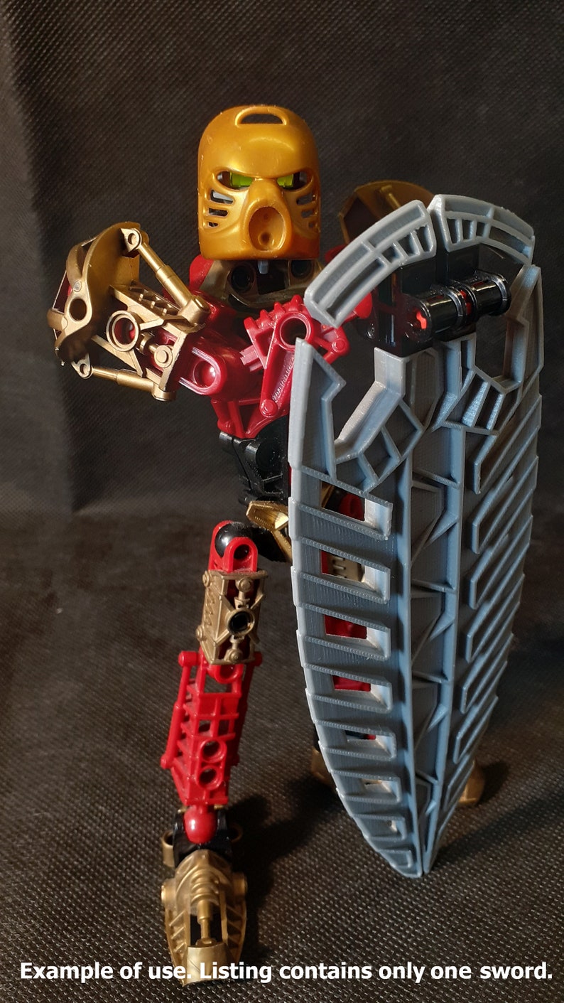 Toa Lhikan Fire Greatsword Set Inspired Version BUILDING Block ...