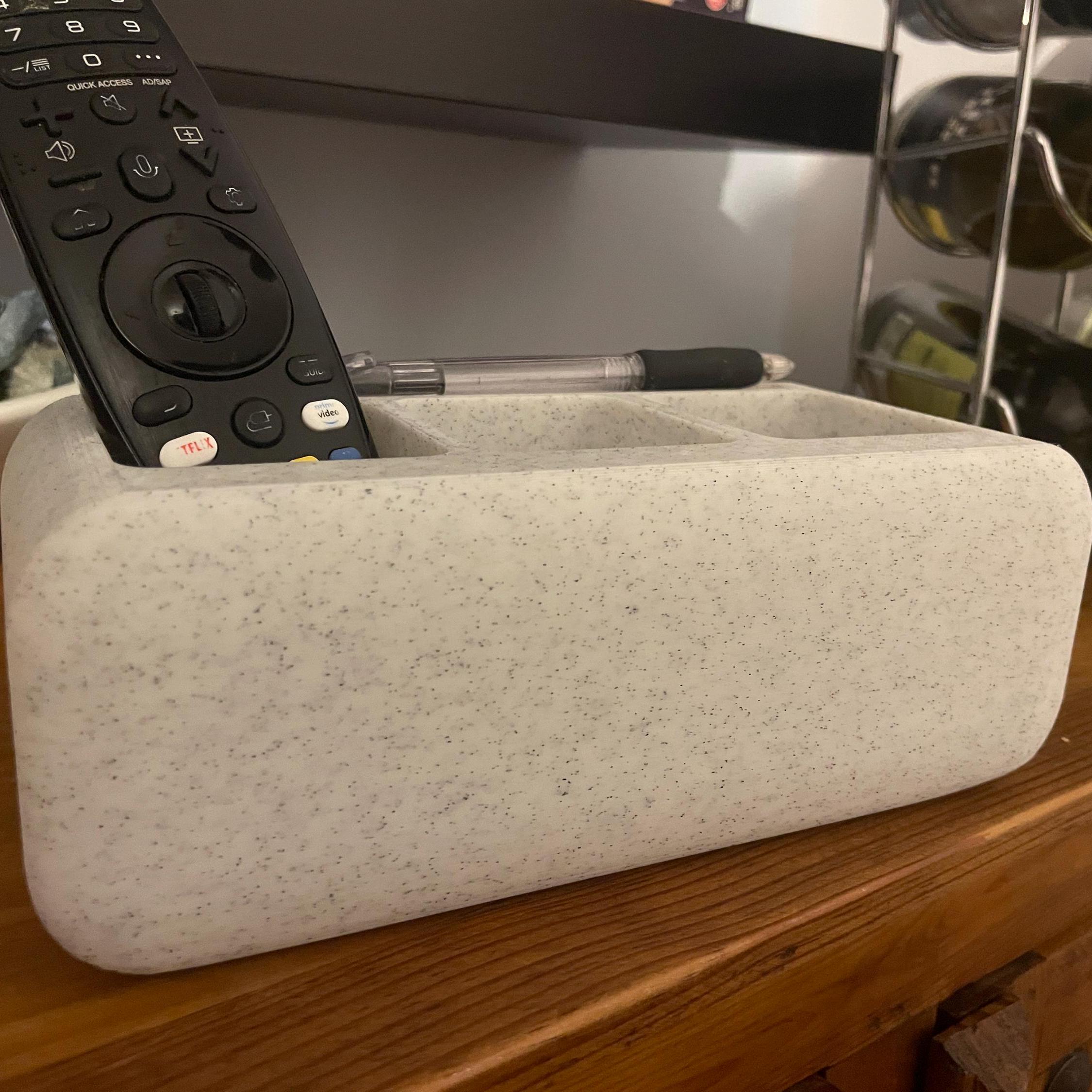 Remote Control Holder - Caddy - Marble - Firestick - LG - Samsung ...