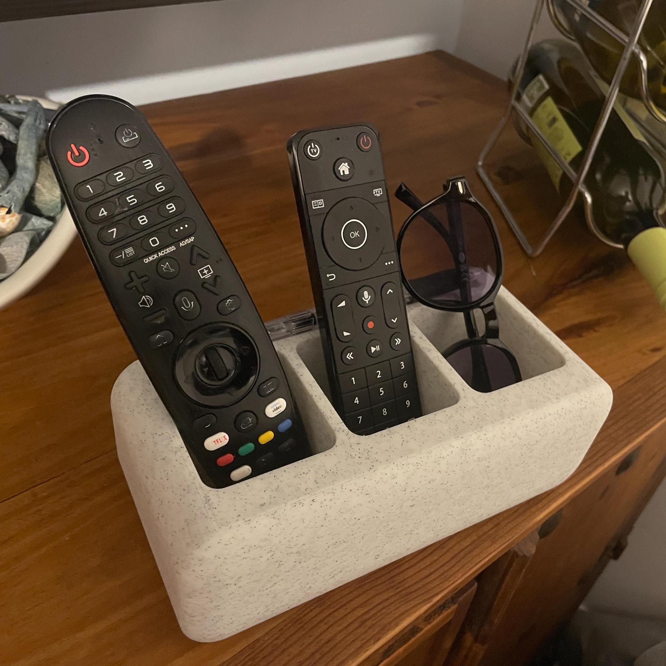 Remote Control Holder - Caddy - Marble - Firestick - LG - Samsung ...