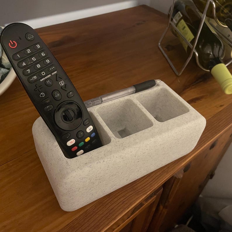 Remote Control Holder - Caddy - Marble - Firestick - LG - Samsung ...