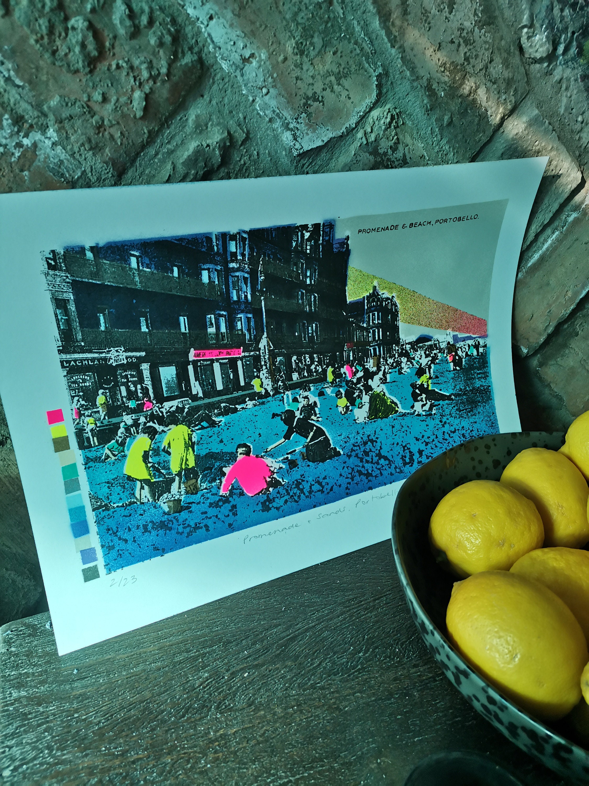 Promenade and Beach Portobello Signed Screenprint - Etsy