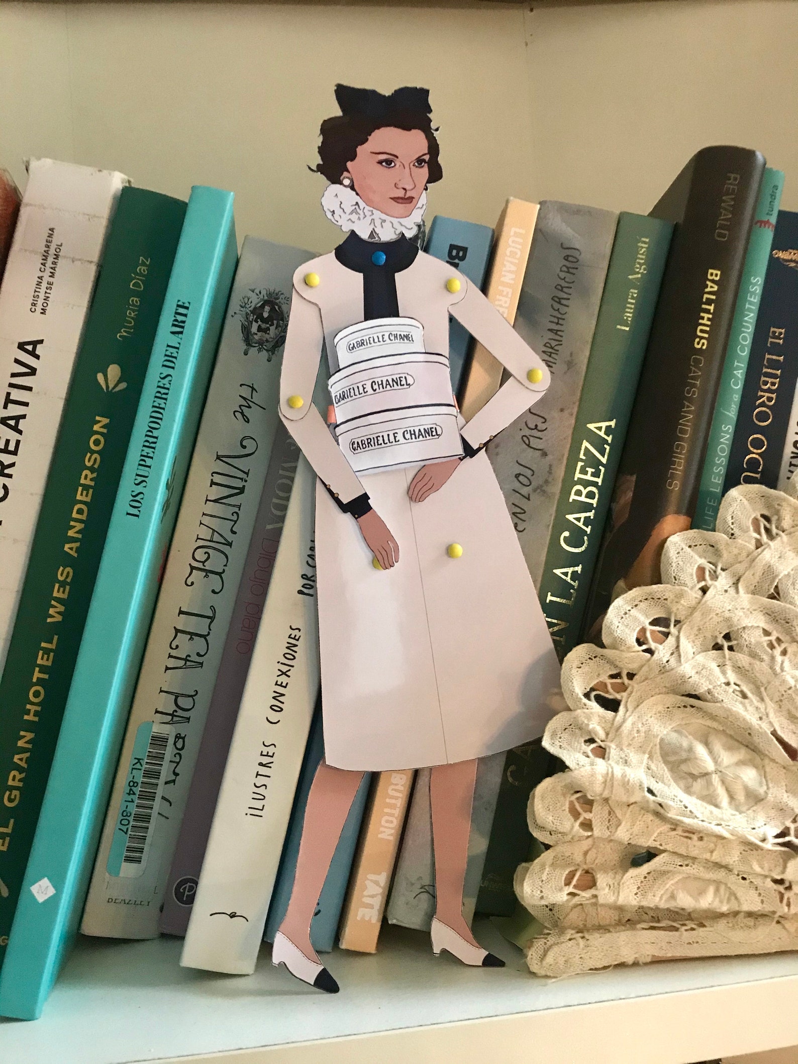 Coco Chanel Articulate Paper Doll Paper Puppet DIY Printable PDF - Etsy
