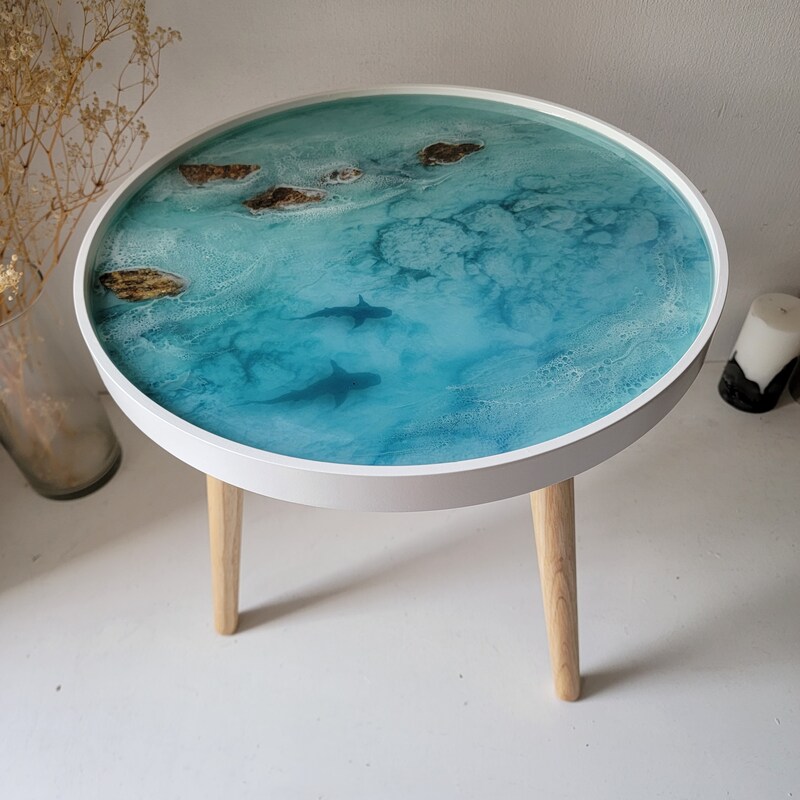 Resin Ocean Table - Etsy
