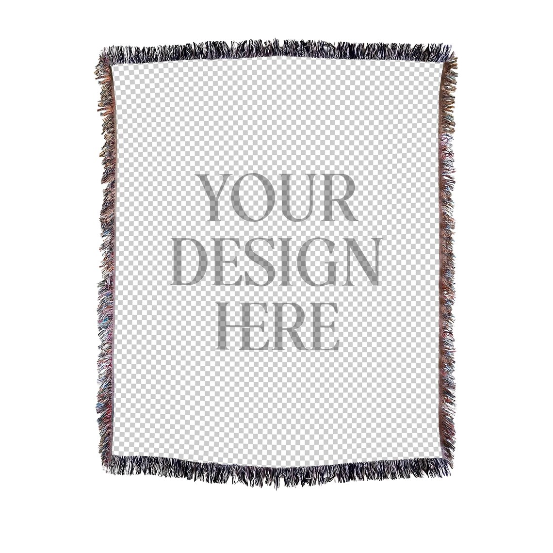 Woven Blanket Mockup: Photoshop & Canva PNG (digital Download) - Etsy