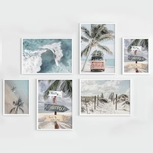 Modern Surfing Posters Bundle 6 . DIGITAL DOWNLOAD. A Summer - Etsy