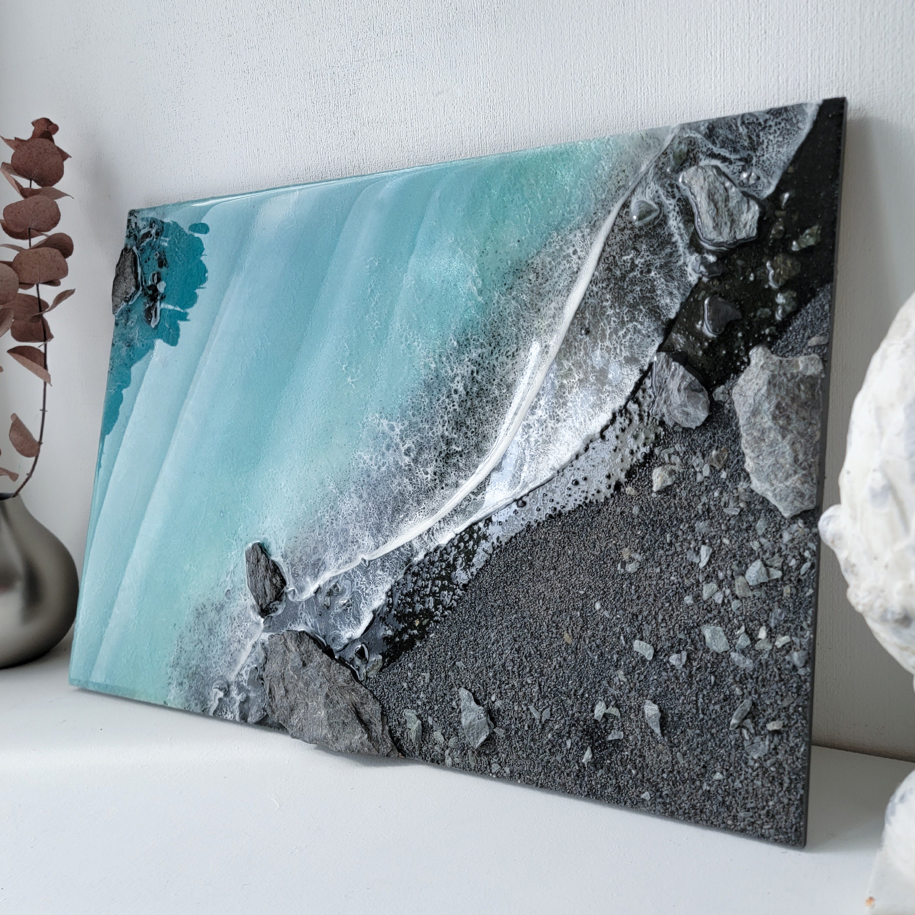 Oceanic Escape. Ocean Resin Art. Seascape Beach Painting. - Etsy
