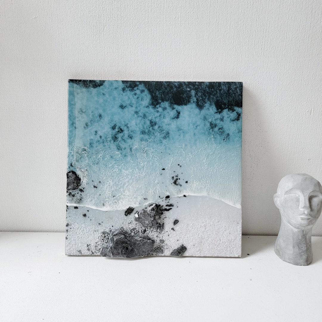 Ocean Breath. Original Ocean Painting. Gift Idea. Sea Resin - Etsy