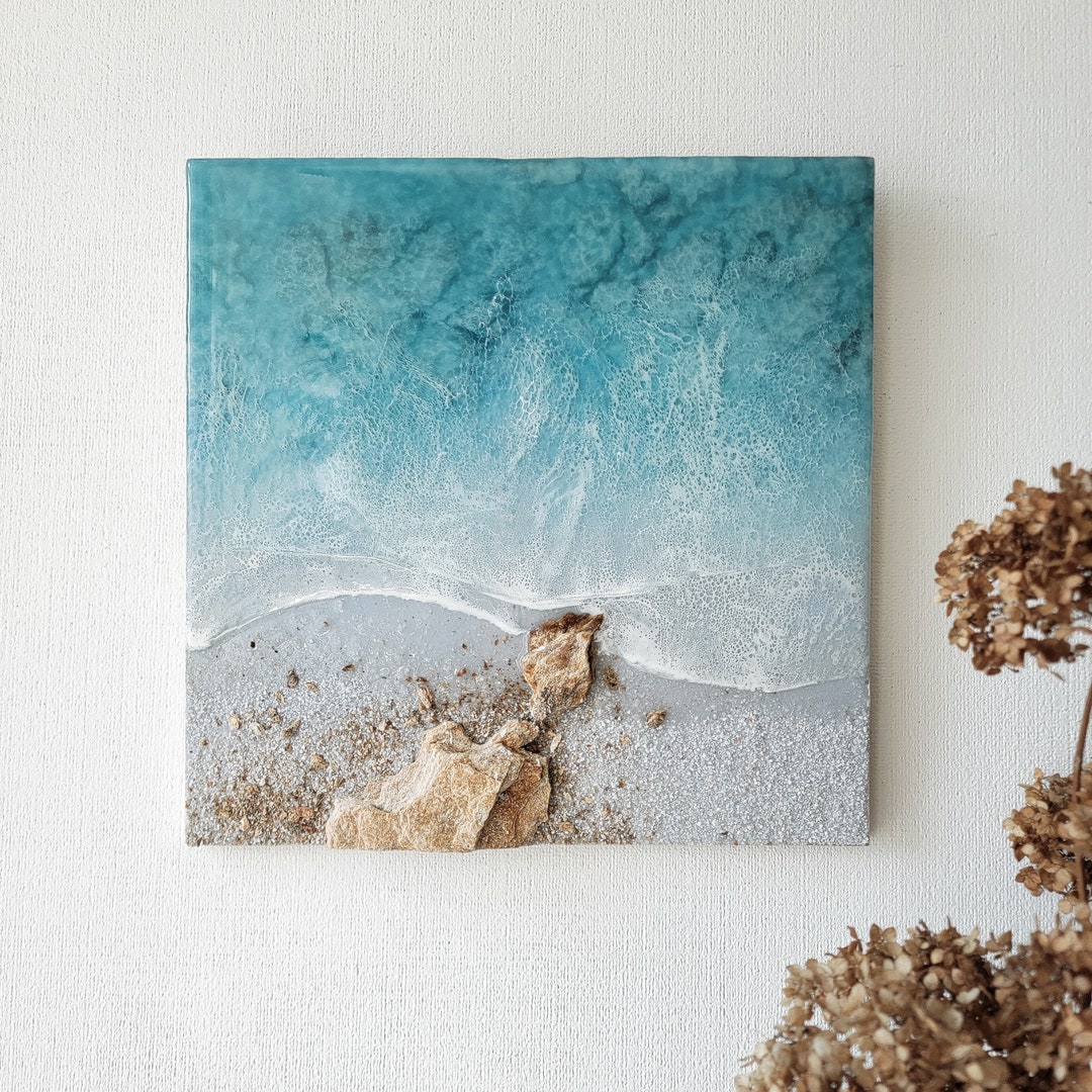 Basking in the Sun's Warmth. 3d Sea Resin Art. Seascape - Etsy