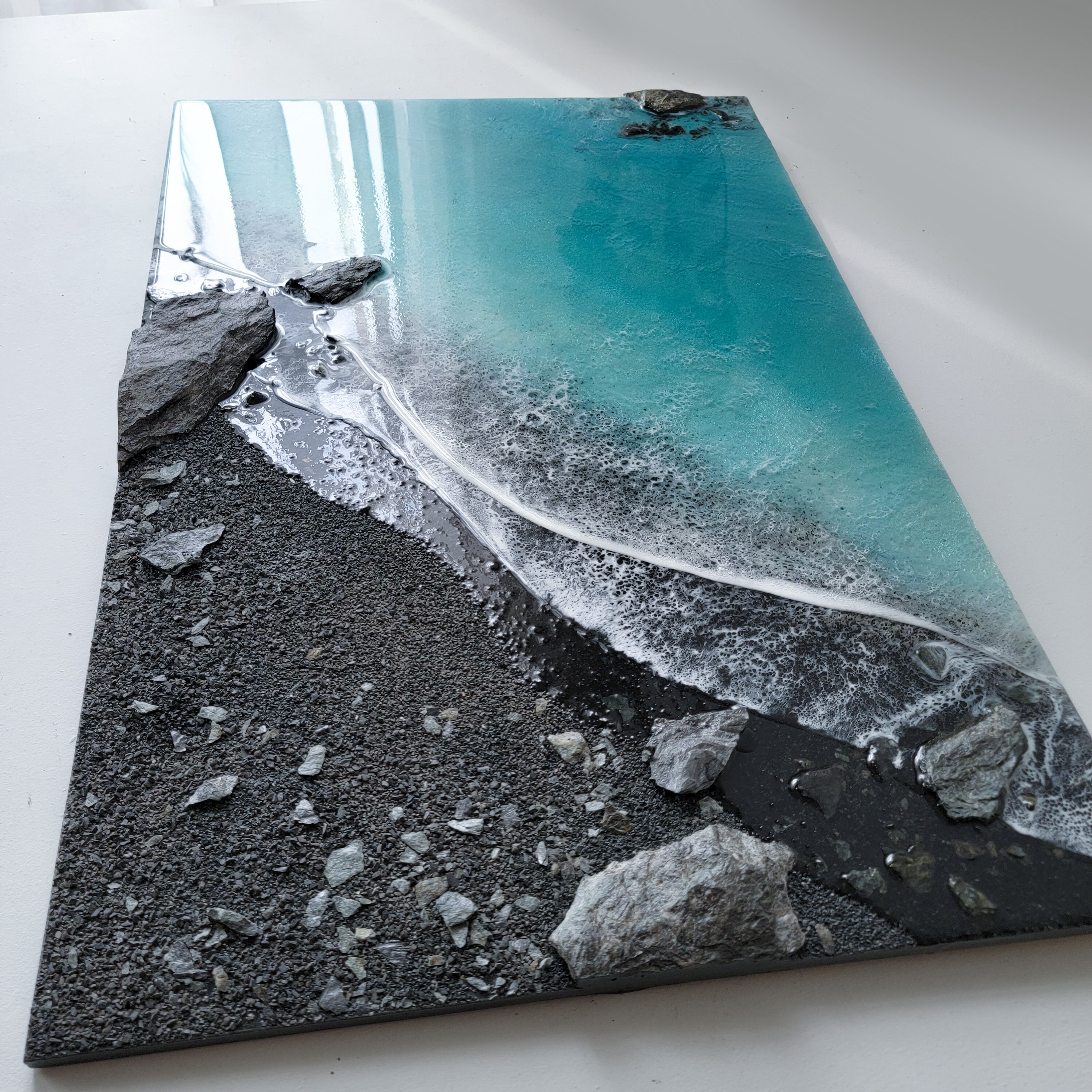 Oceanic Escape. Ocean Resin Art. Seascape Beach Painting. - Etsy