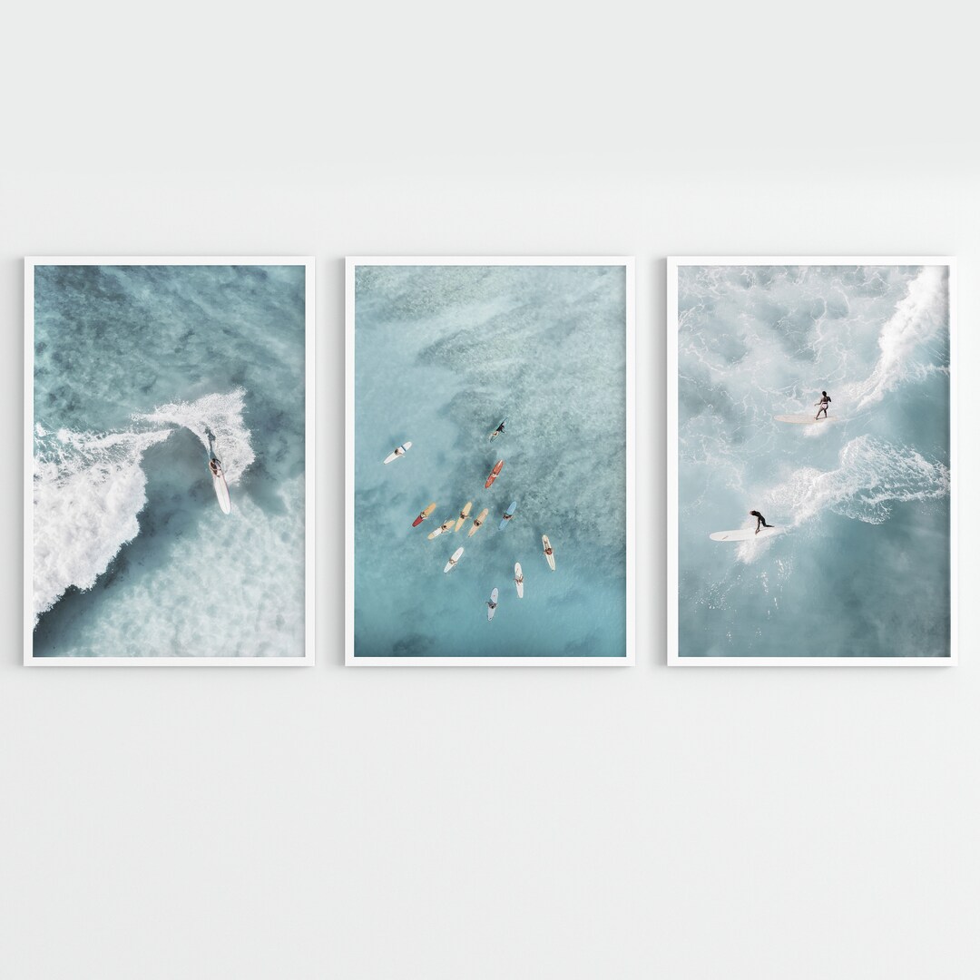 Modern Surfing Posters Bundle 3 . DIGITAL DOWNLOAD. Shooting From a ...