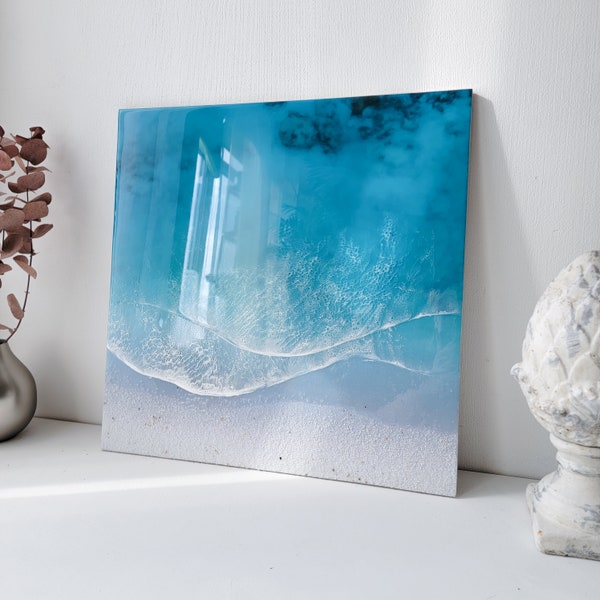 Blue Resin Art - Etsy