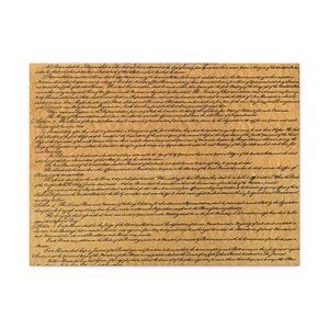 Constitution of the United States Stretched Canvas - Etsy