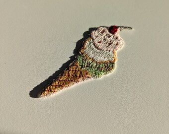 Ice Cream Patch Ice Cream Iron-on Patch Ice Cream Iron-on - Etsy