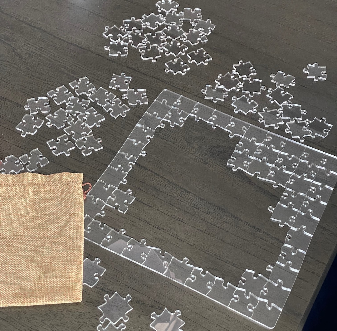 The Not so Impossible Puzzle - Clear Acrylic Jigsaw Puzzle - for Adults ...