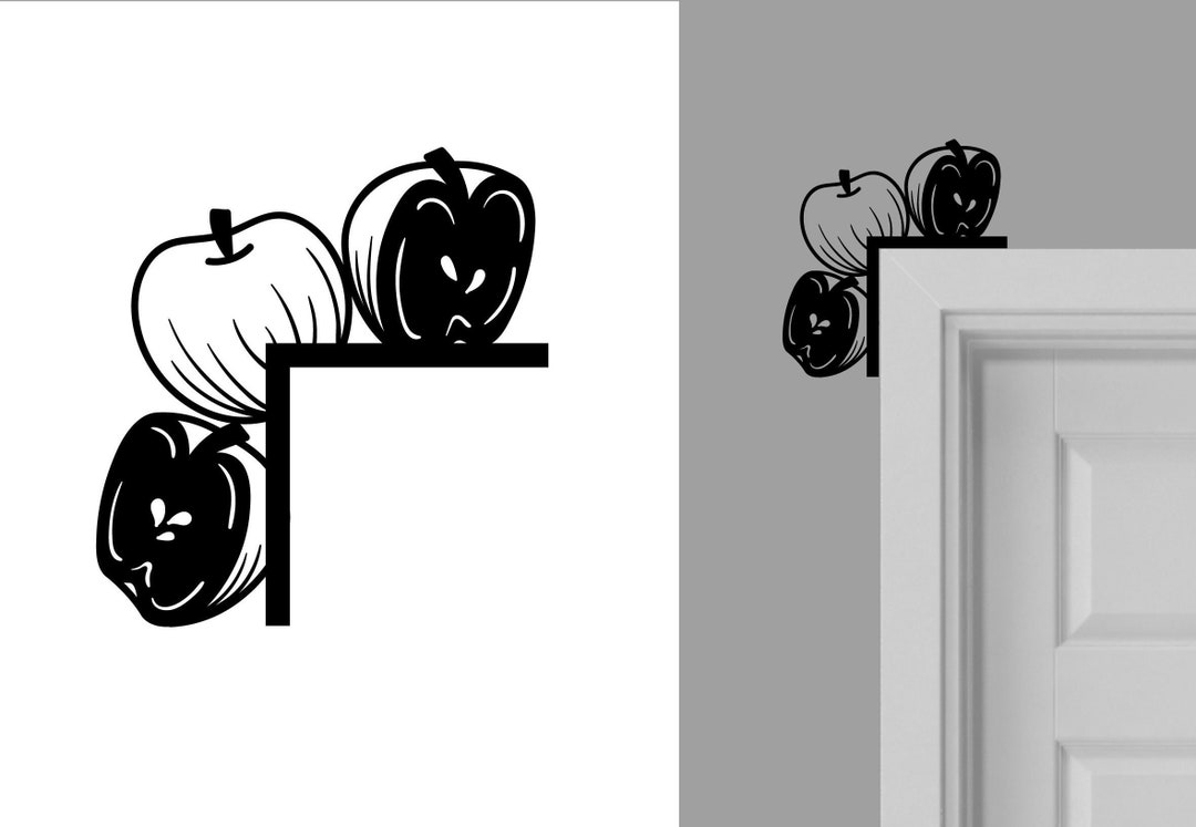 Fruit Door Trim Corners - Apple, Strawberry, Watermelon, Banana, Lemon ...