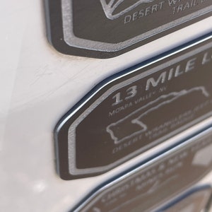 Custom Off-road Trail Badges for Jeep, Truck, Broncho, Chevy, Ford 4x4 ...