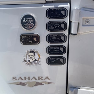 Custom Off-road Trail Badges for Jeep, Truck, Broncho, Chevy, Ford 4x4 ...