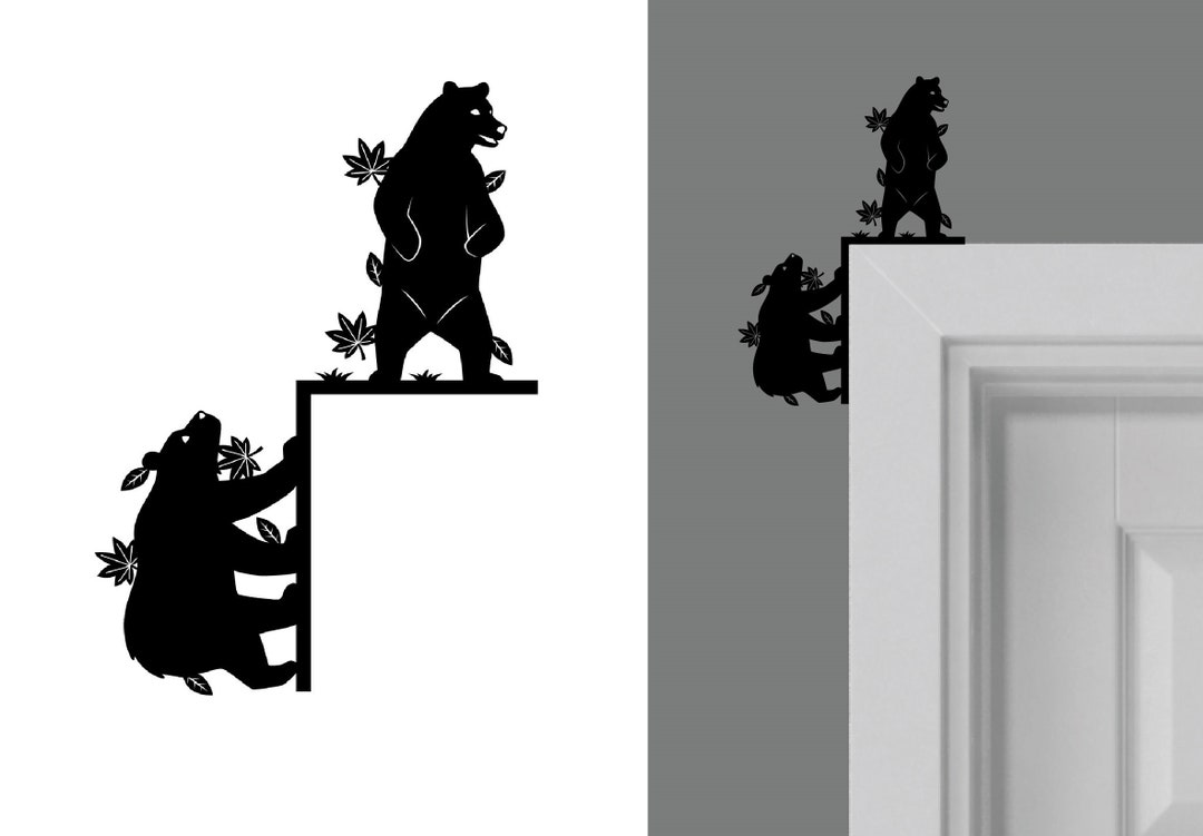 Bear Door Trim Corners Bears Bears Bears Oh My Bears and Beehives, Mama ...