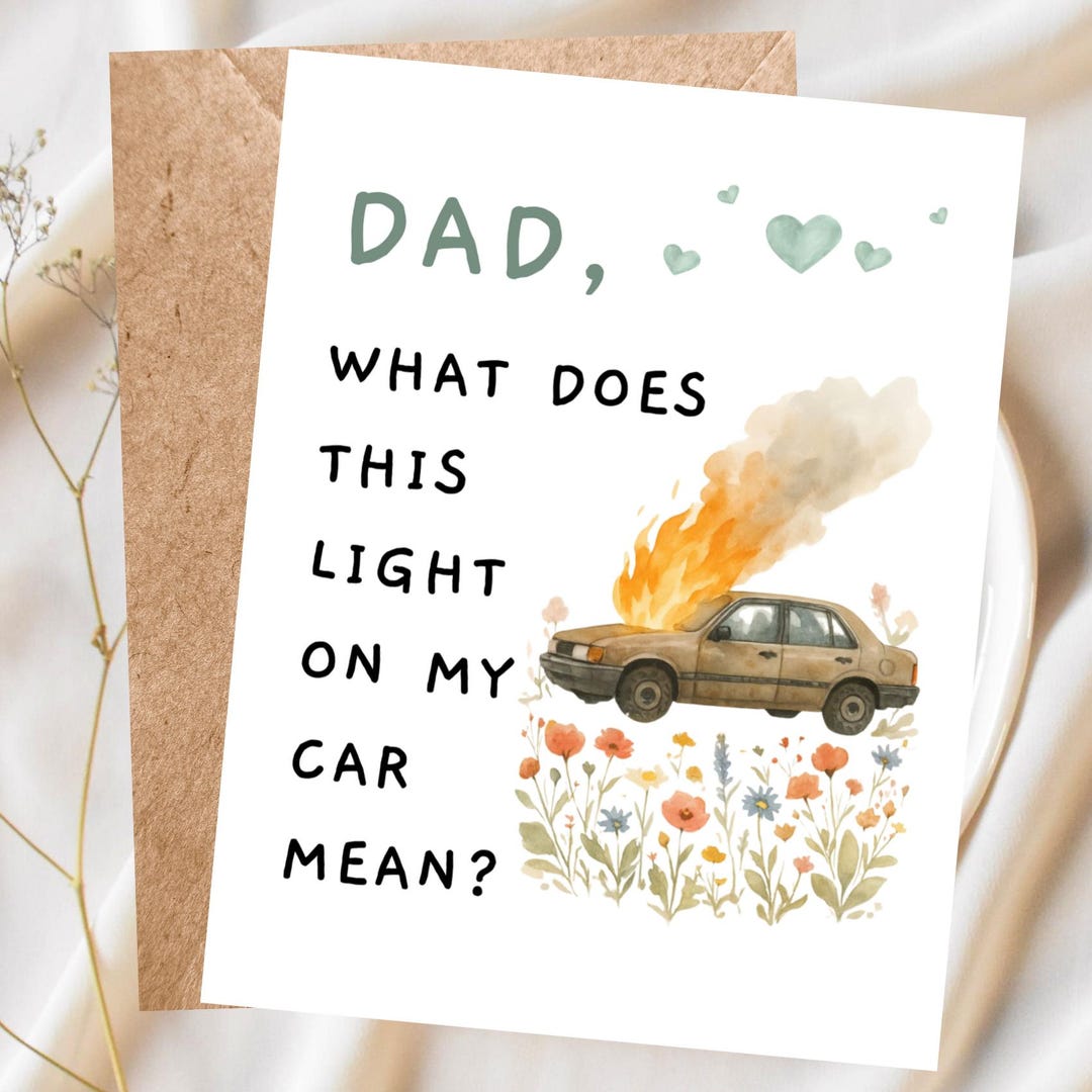 Funny Father's Day Card Dad Birthday Card Funny Fathers Day Gift Dad ...