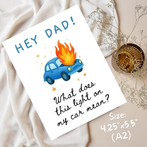 Funny Father's Day Card Dad Birthday Card Funny Fathers Day Gift Dad ...