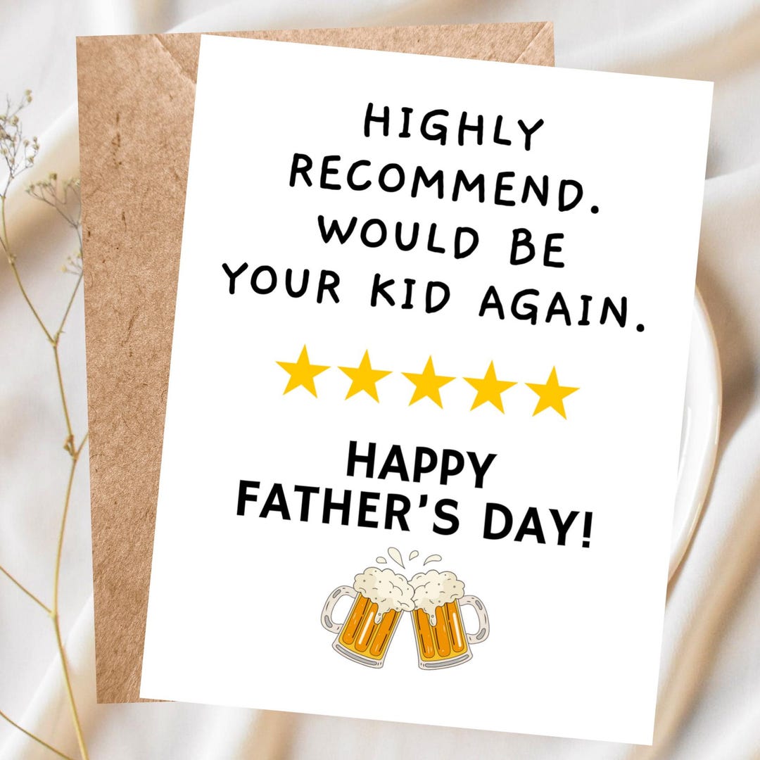 Funny Father's Day Card Funny Father's Day Gift Dad Gift Dad Card Dad ...