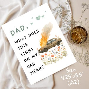 Funny Father's Day Card Dad Birthday Card Funny Fathers Day Gift Dad ...