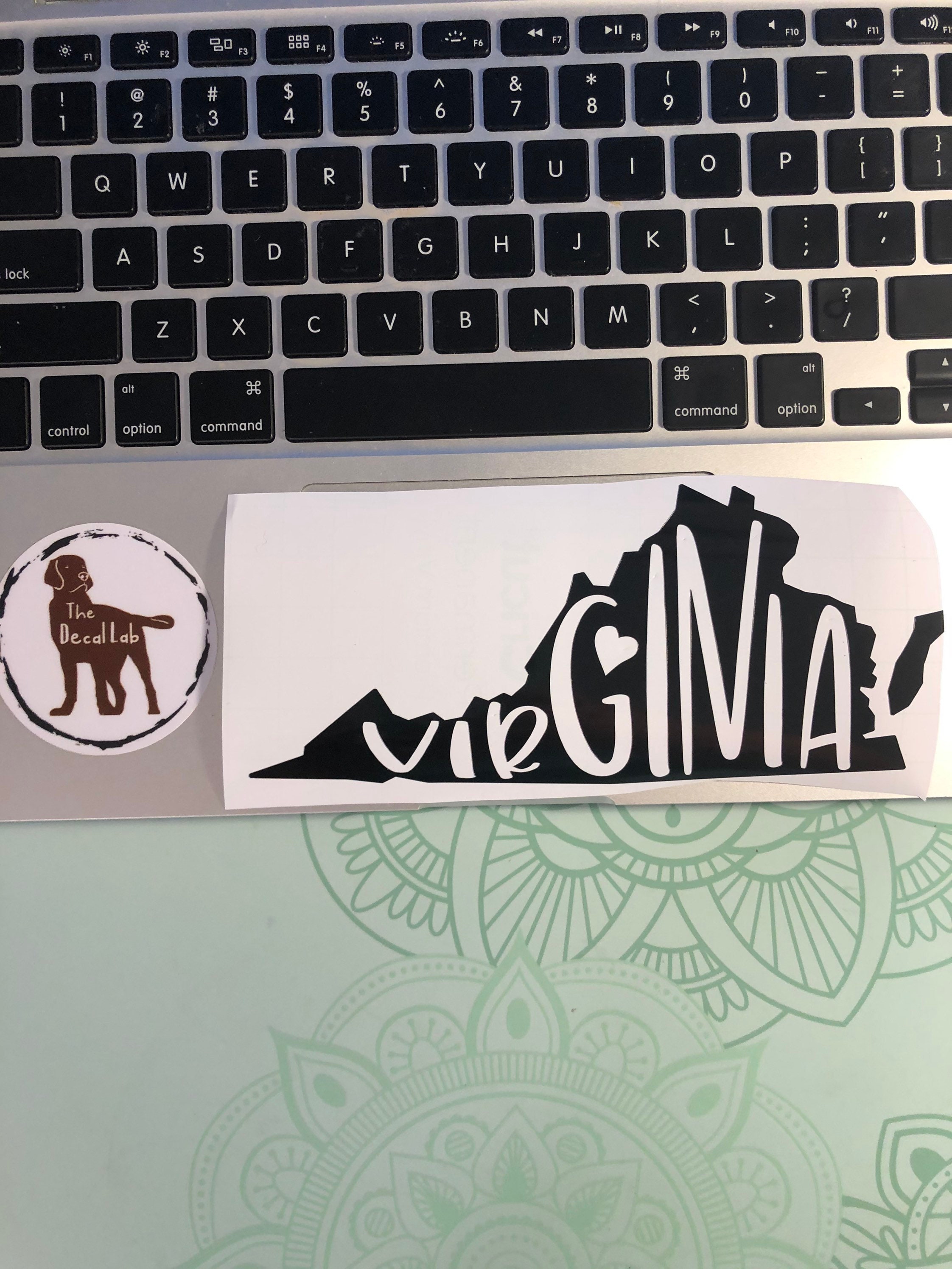 Virginia Decals Virginia Home Decals State Decals | Etsy