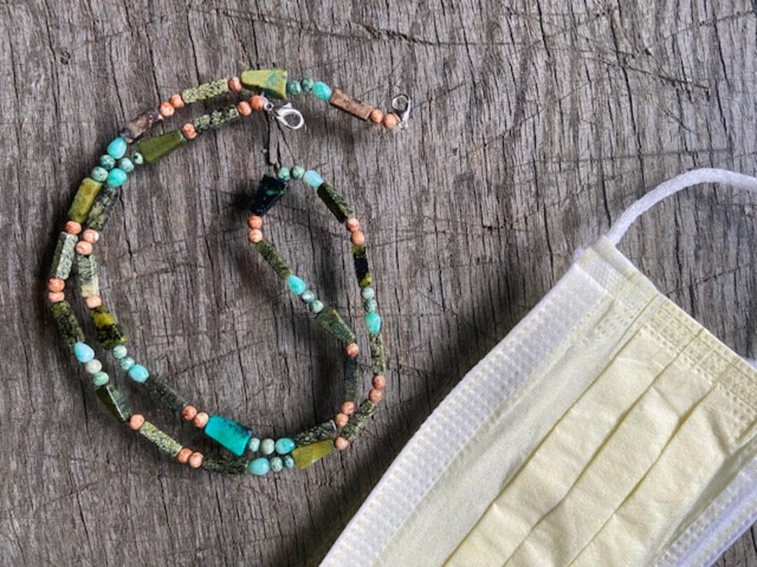 Face Mask Lanyard Beaded Face Mask Holder - Etsy