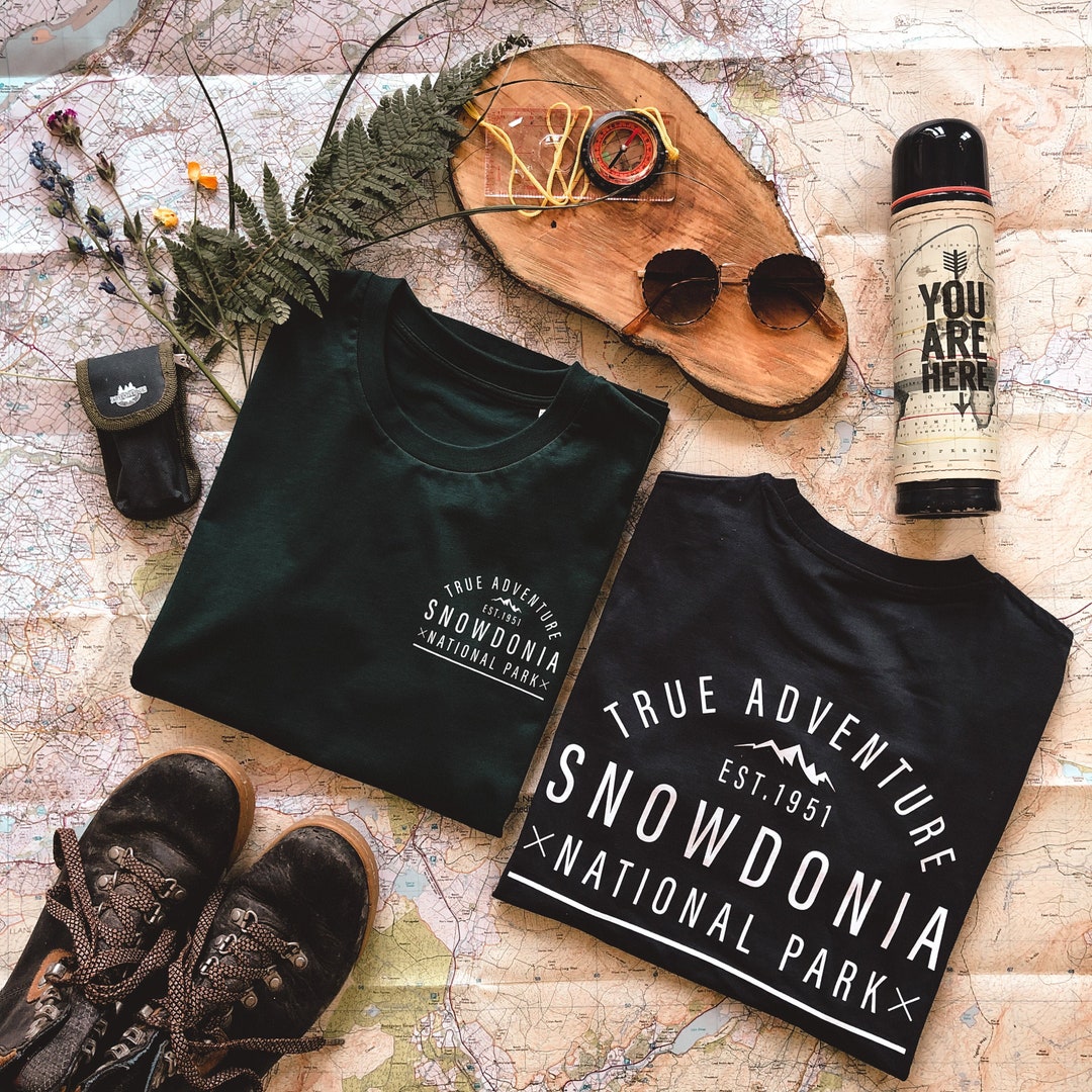 True Adventure Snowdonia National Park Wales Outdoor Organic Unisex T ...