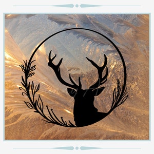 Plotterdatei SVG DXF Herbst Hirsch - Etsy.de