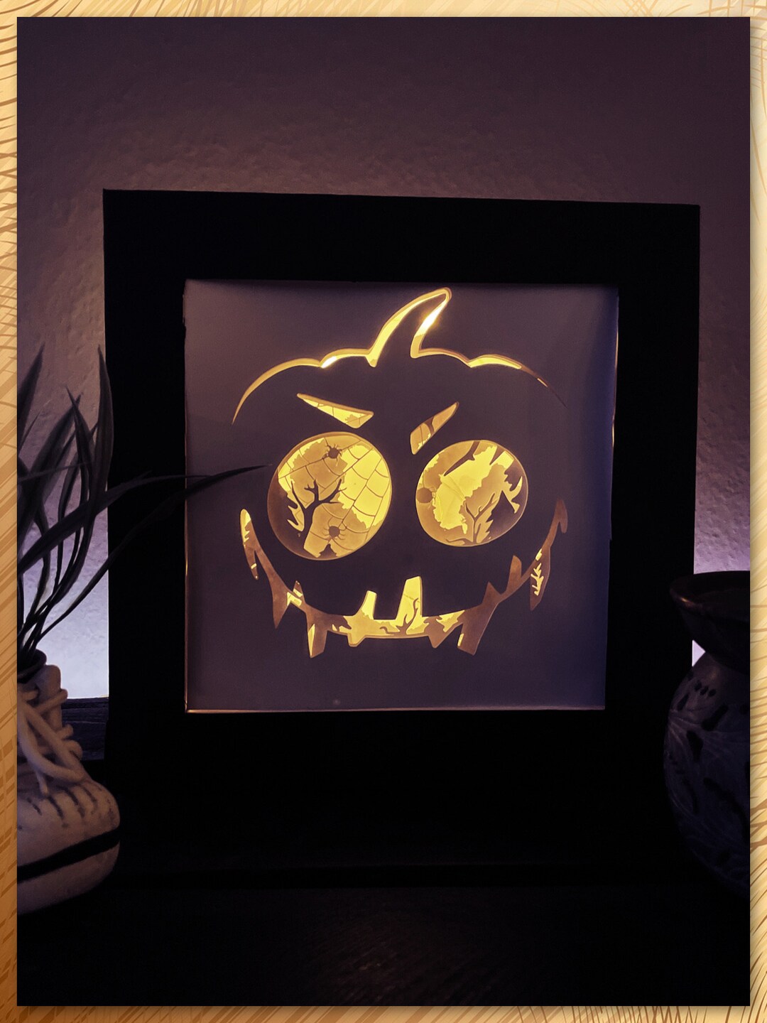 Make a Halloween Shadow Box & Lantern – DIY Plotter File for a Spooky ...