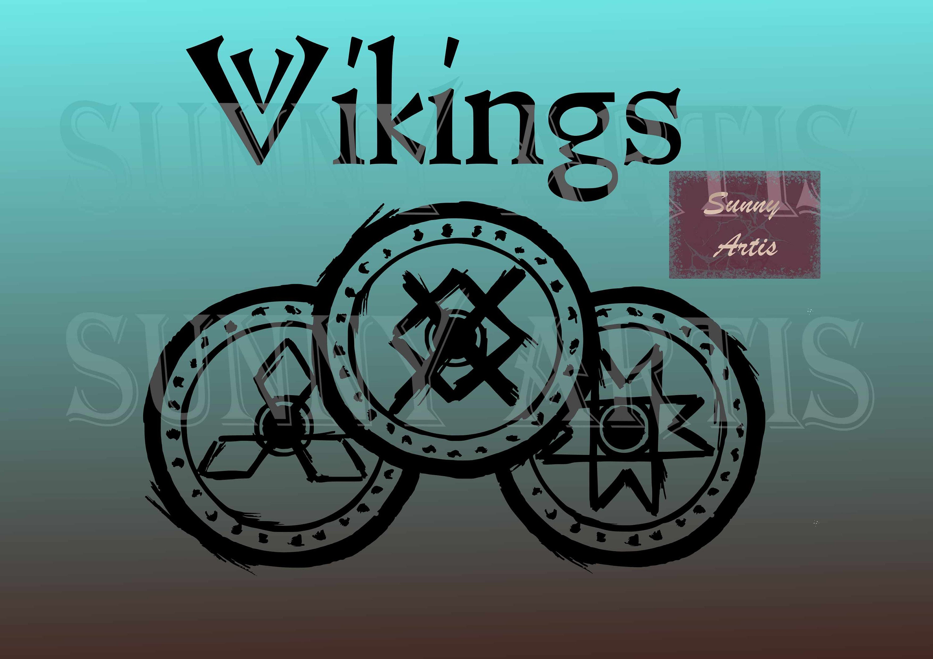 Plotterdatei SVG DXF Wikinger Vikings - Etsy.de