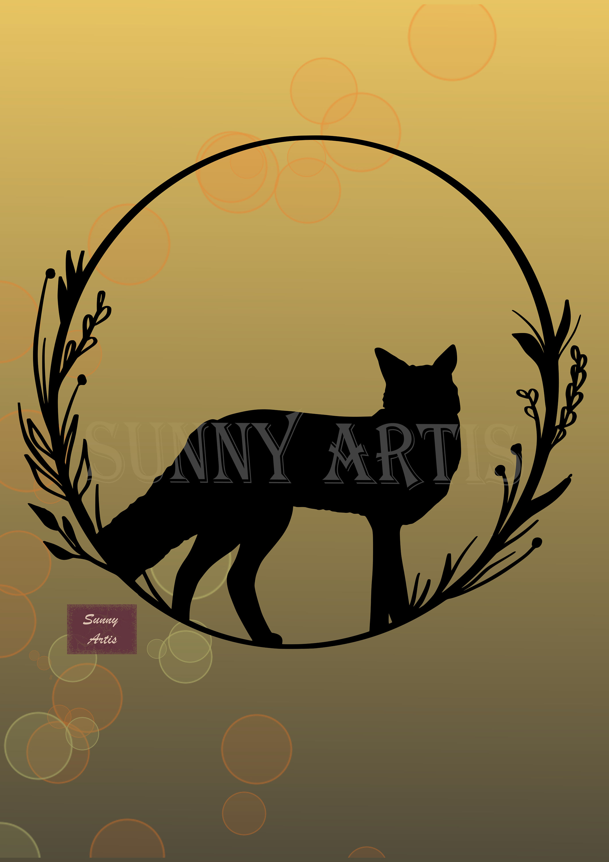 Plotterdatei SVG DXF Herbst Fuchs - Etsy.de