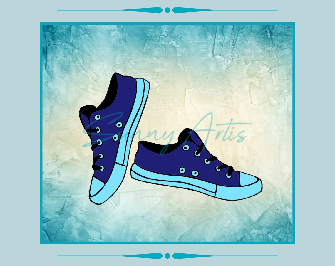 Plotterdatei SVG DXF Sneakers - Etsy.de