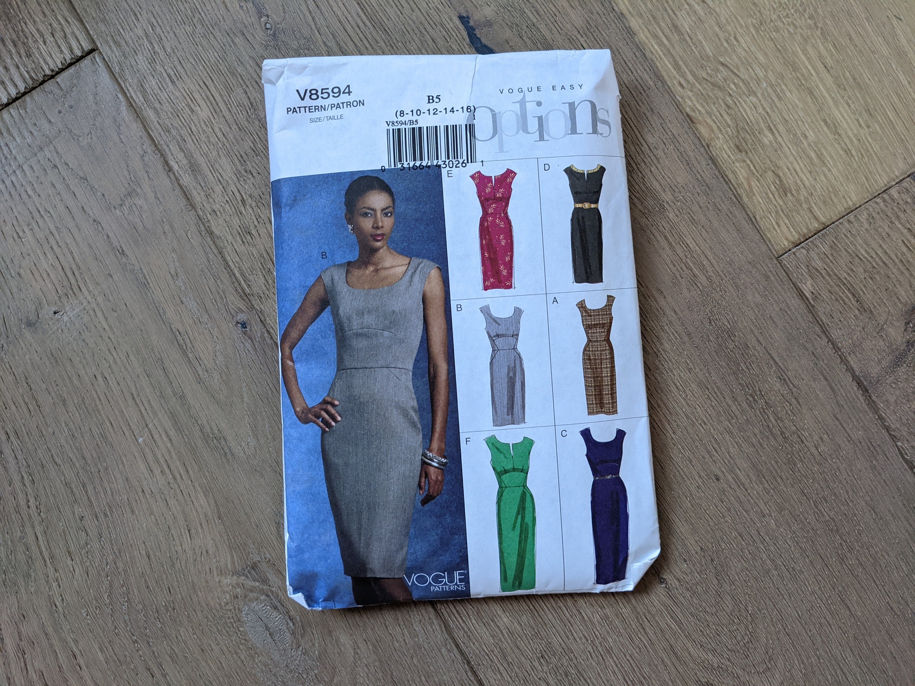 Vogue Dress Patterns - Your Pick: V8594 (cut) or V8667 (uncut) - Etsy