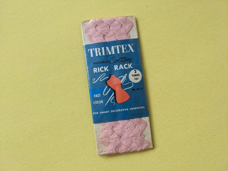 Vintage Jumbo Rick Rack - Original Packaging - Various Colors to Choose ...