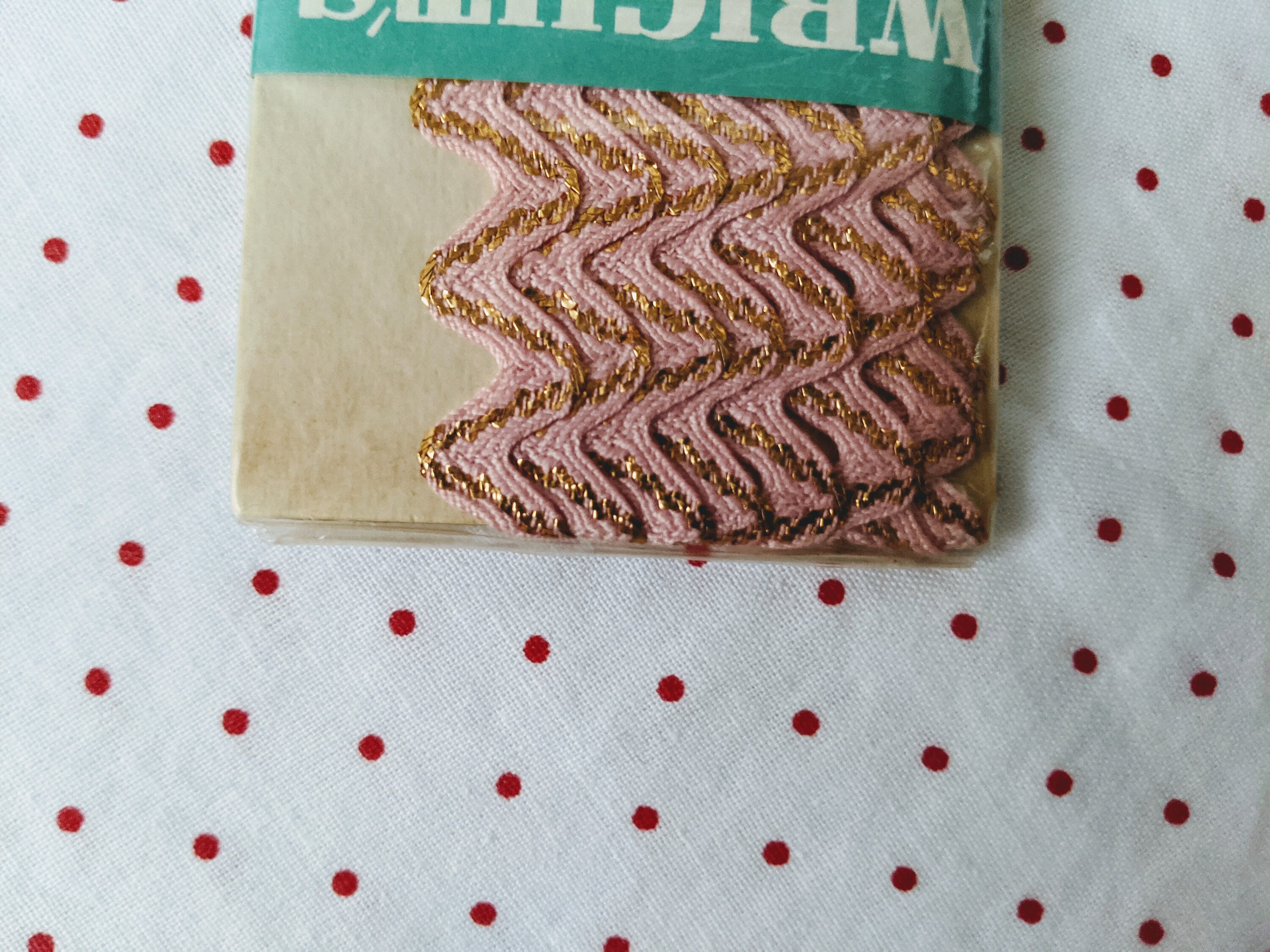 Vintage Metallic Rick Rack Original Packaging Various Colors to Choose ...