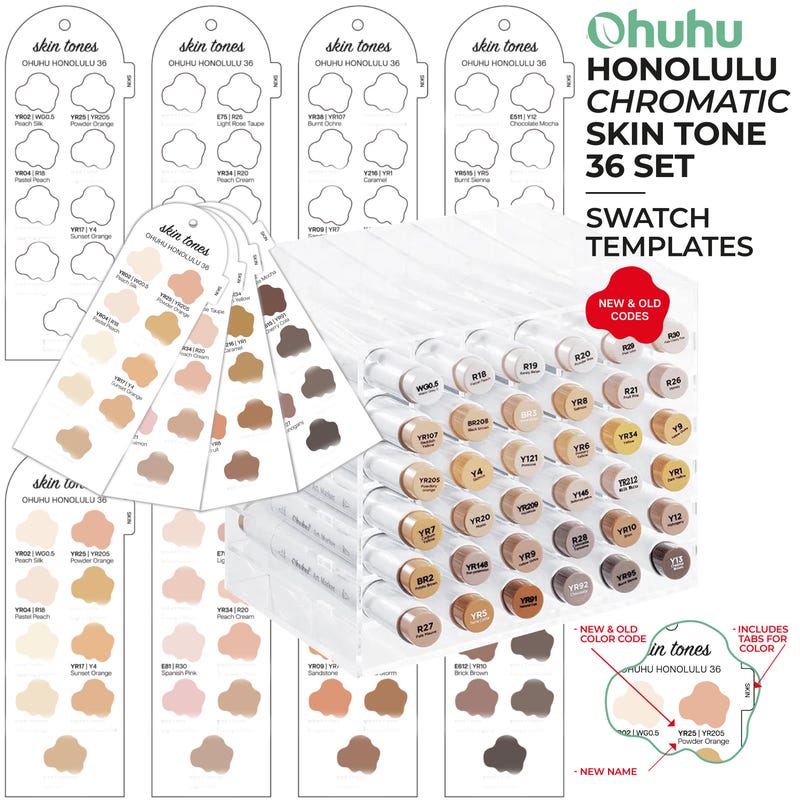 Ohuhu Individual Markers - Etsy UK