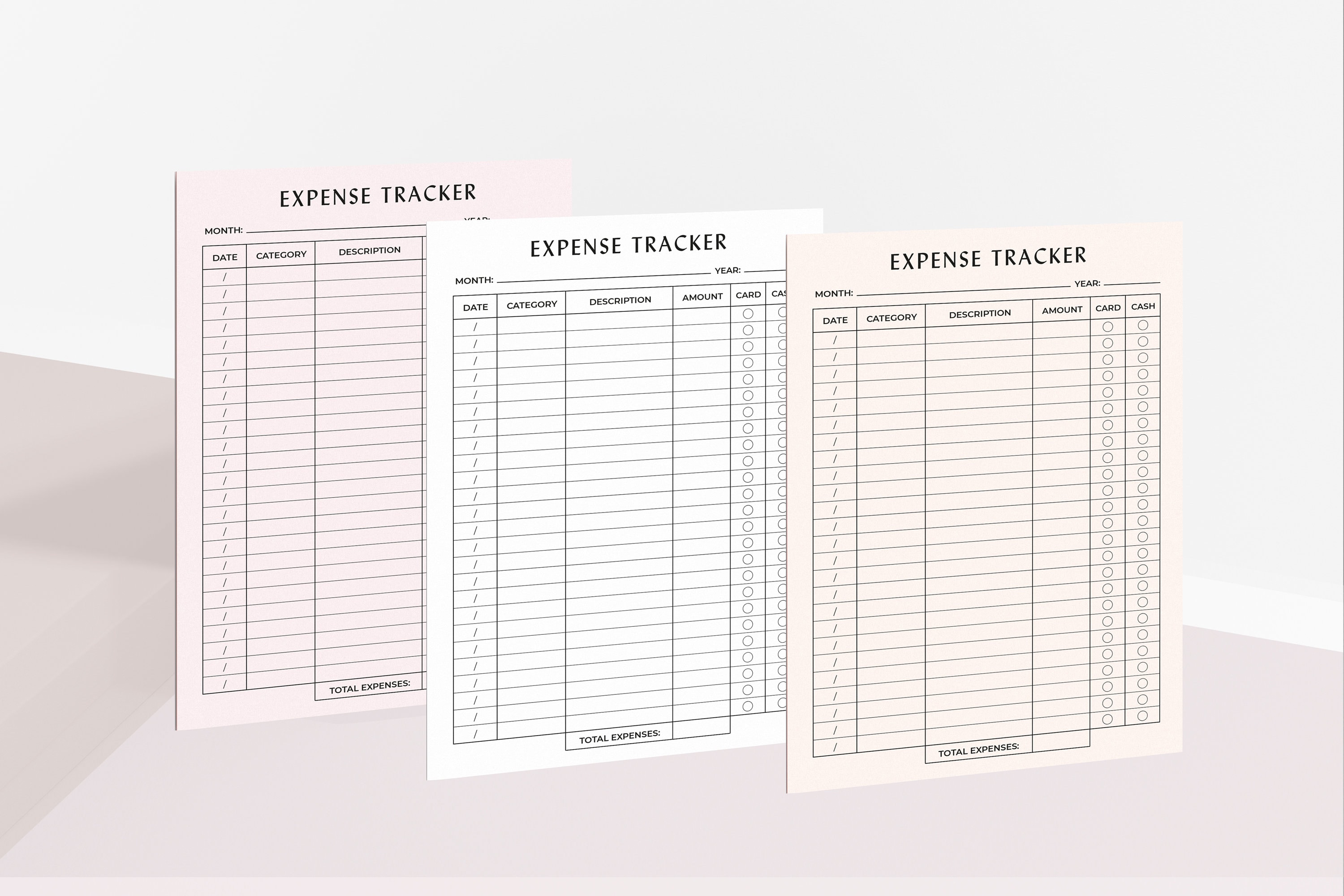 Expense Tracker, Business Expense Log Printable, Spending Tracker ...