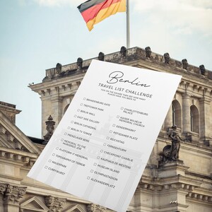 Berlin Travel Checklist & Travel List, Printable, Berlin Vacation Ideas ...