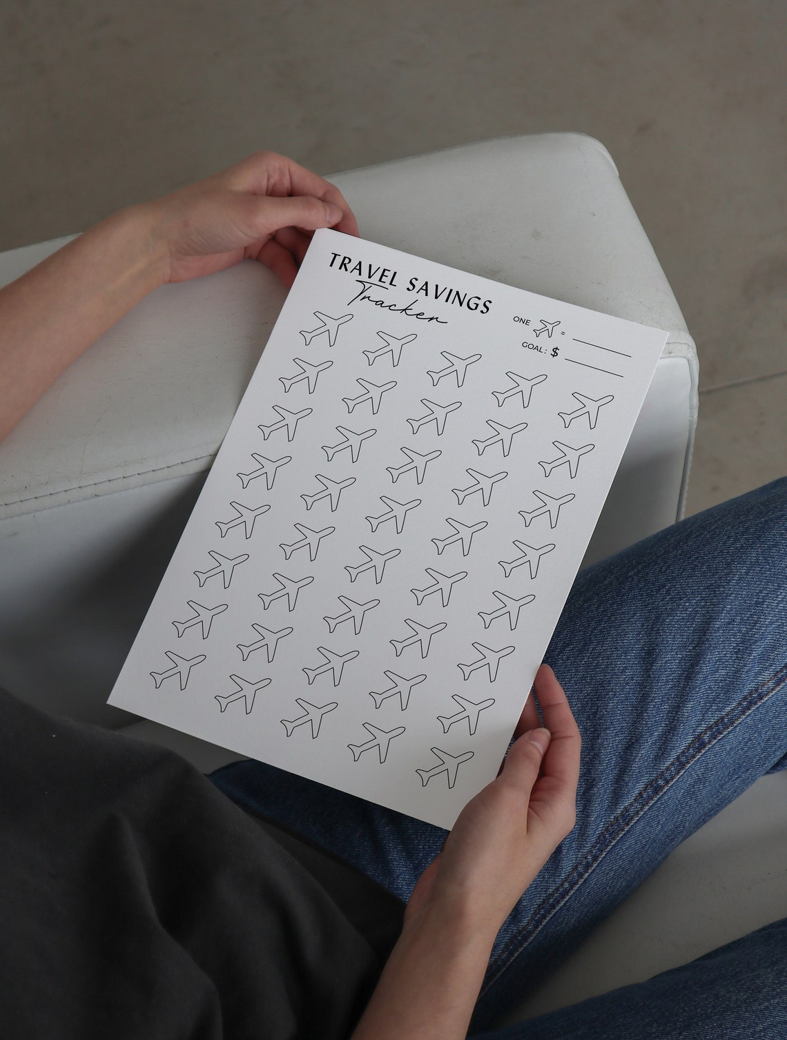 Printable Travel Savings Tracker, Vacation Finance Planner, Instant ...