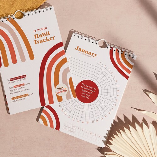 Daily Habit Tracker Calendar Monthly PRINTABLE // Downloadable - Etsy