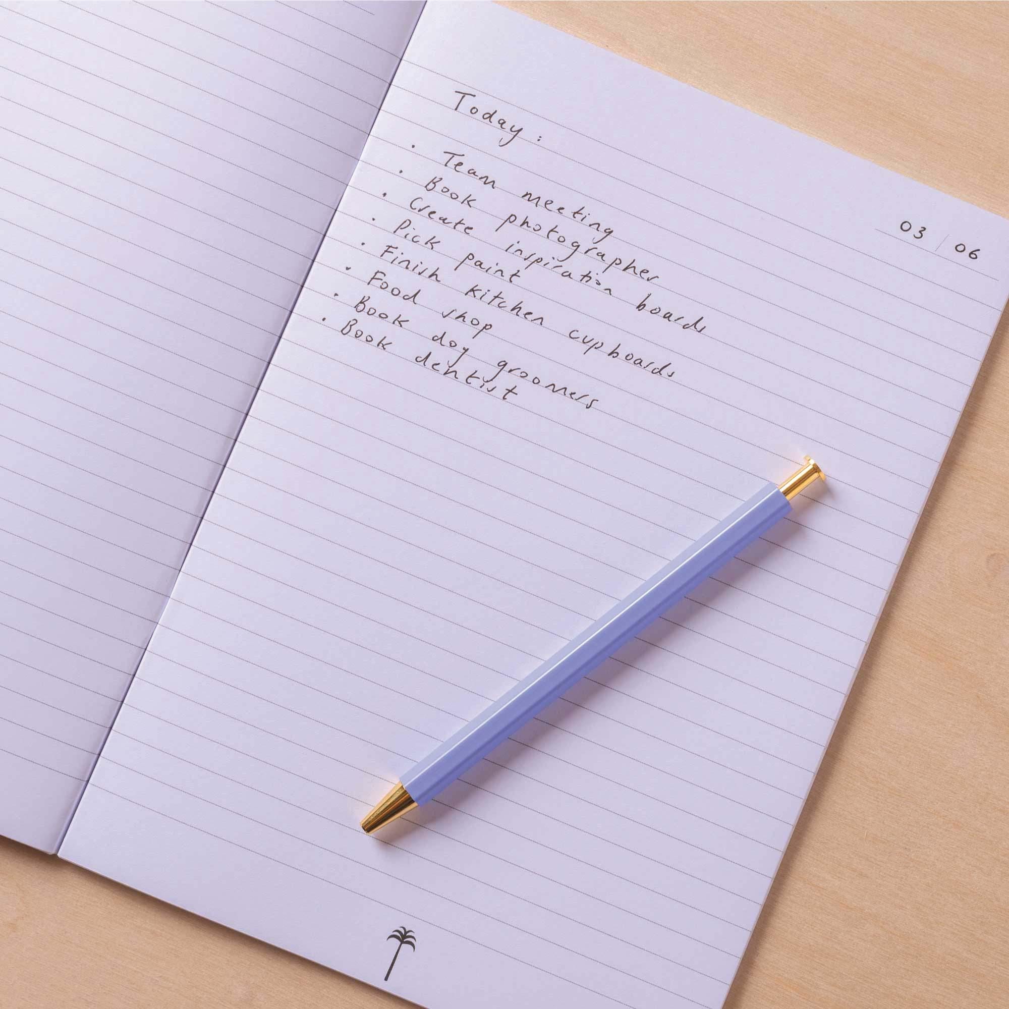 A5 Lined Notebook Burgundy Check | Ruled Journal | Recycled Paper ...