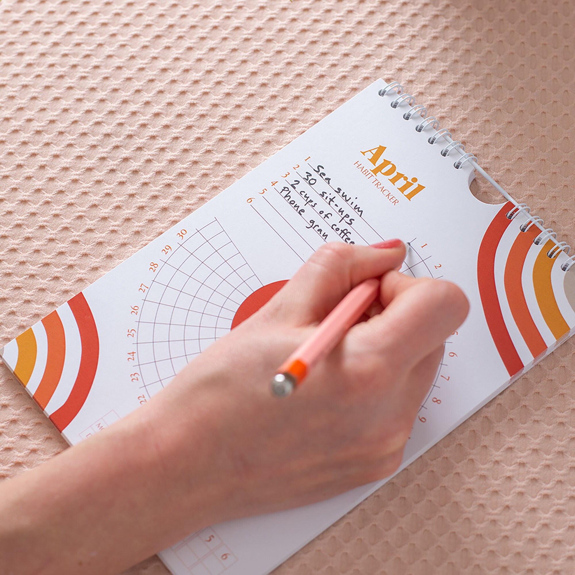 Daily Habit Tracker Monthly Calendar Track Your Goals - Etsy UK