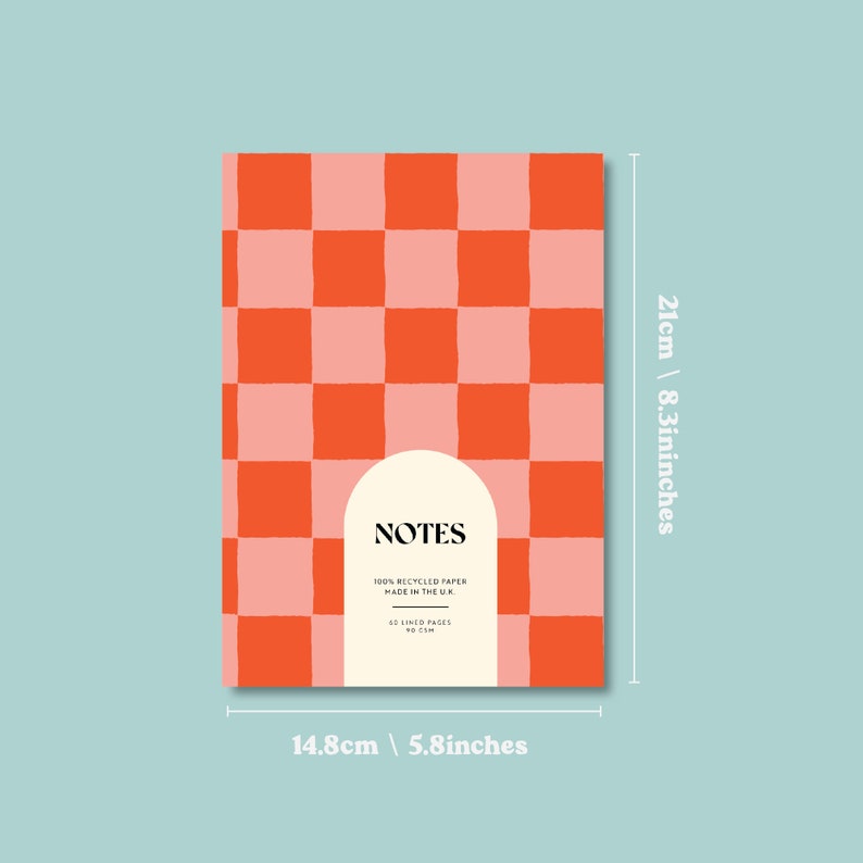 Three Notebooks Set Cherry & Peach | Stationery Gift Set | Stationery ...