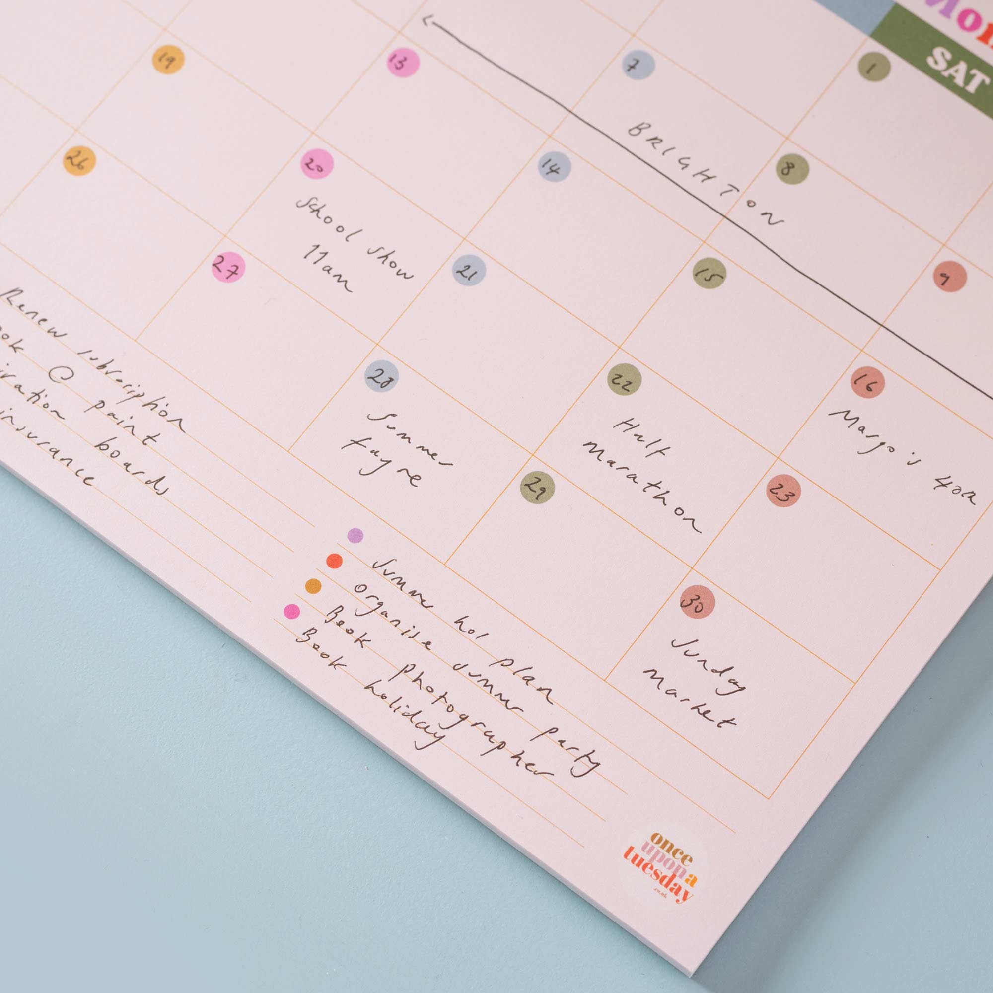 A4 Monthly Planner Pad You Got This | WFH Desk Planner | Monthly ...