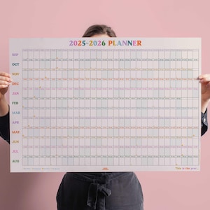 2025-2026 Wall Planner This is the Year | Academic Year Planner ...